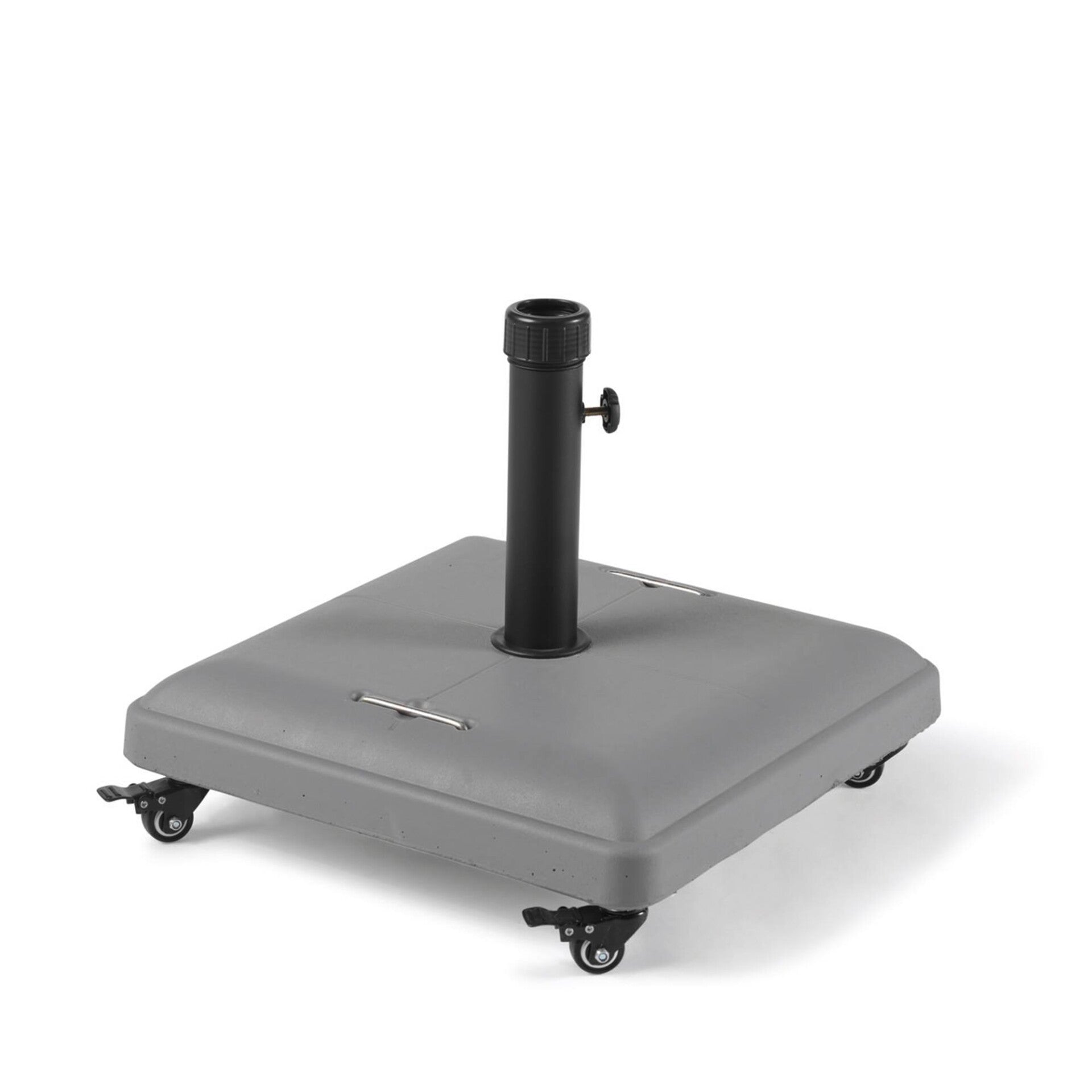 Parasolvoet Beton 37kg 50 x 50 Wheels Stainless Steel Tube – The Pavilion